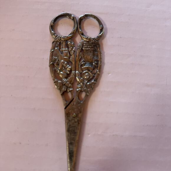Unbranded | Other | Antique German Silver 80 Grape Shears With Ornate ...